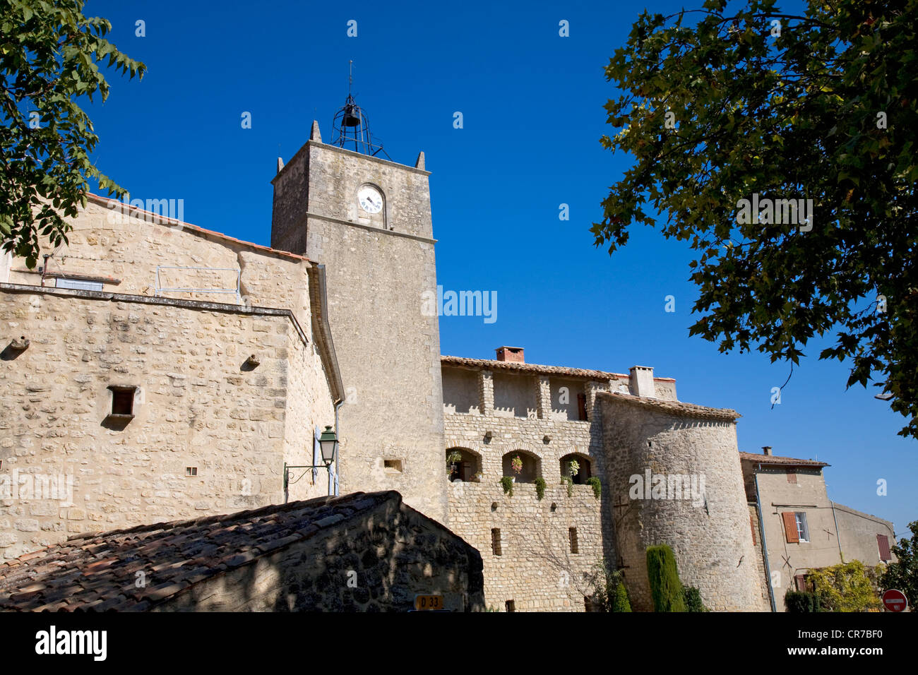 France, Vaucluse, Viens, fortified village Stock Photo - Alamy