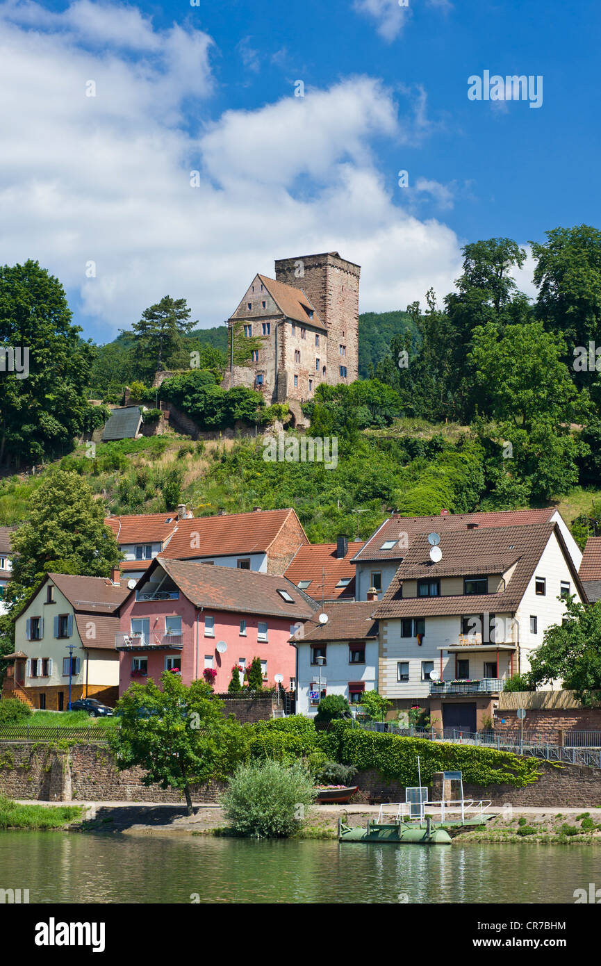 Vorderburg castle, Neckarsteinach, Hesse, Germany, Europe Stock Photo ...