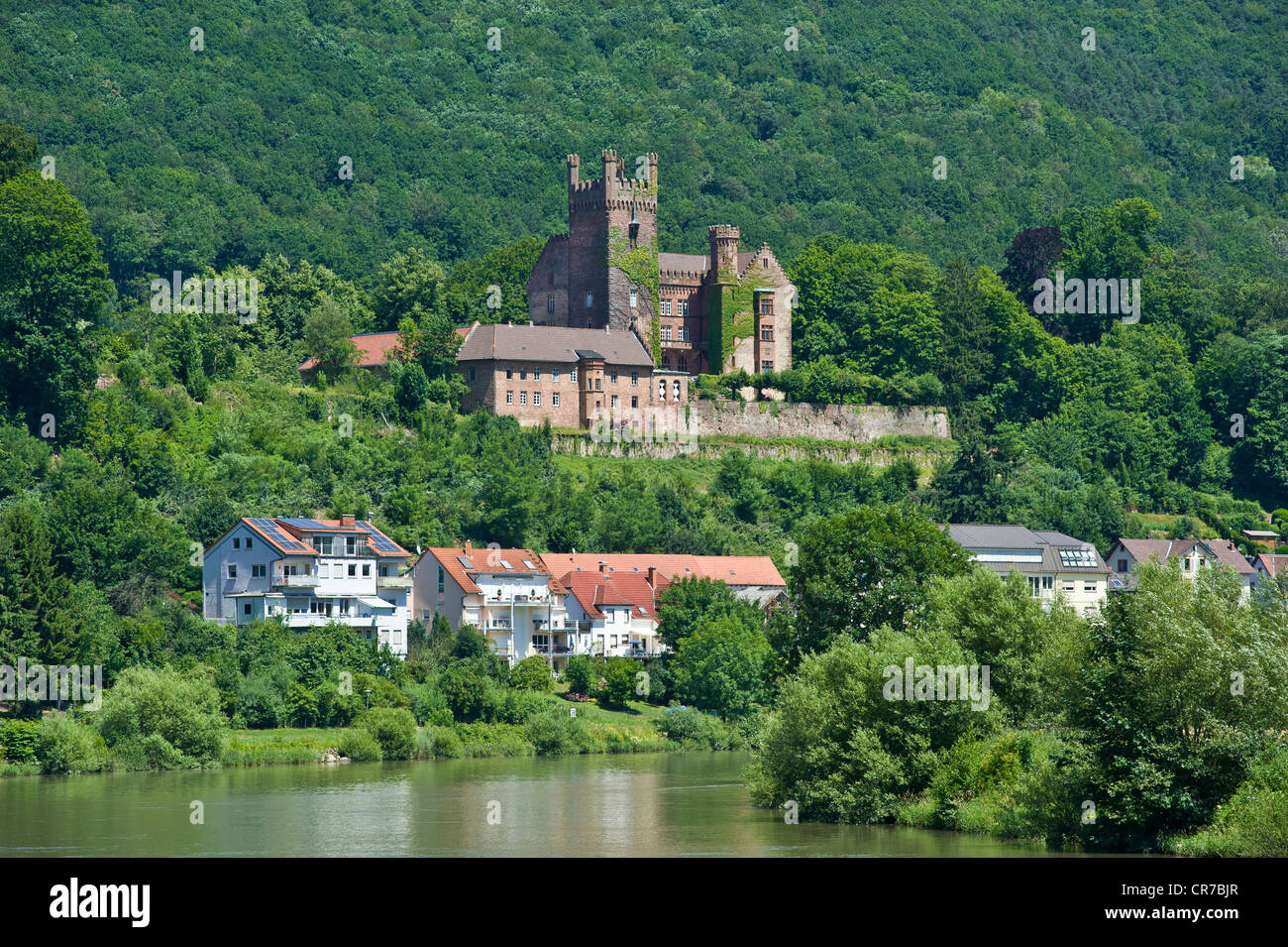 Mittelburg Castle, Neckarsteinach, Neckar Valley-Odenwald nature park ...