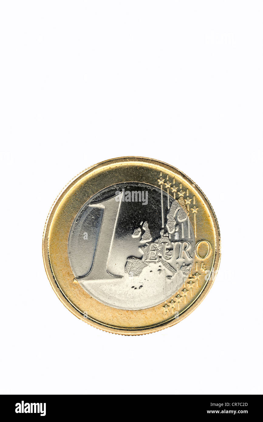 One euro coin Cut Out Stock Images & Pictures - Alamy