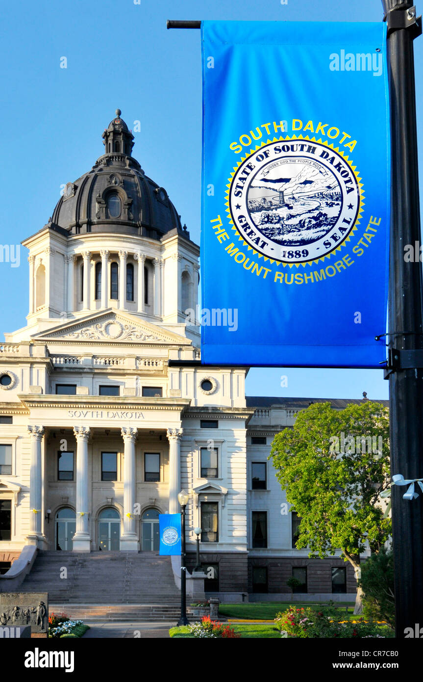 South Dakota State Capitol Building Complex Stock Photo - Alamy