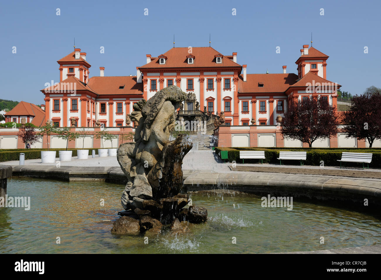 Troja castle sculpture architecture hi-res stock photography and images ...