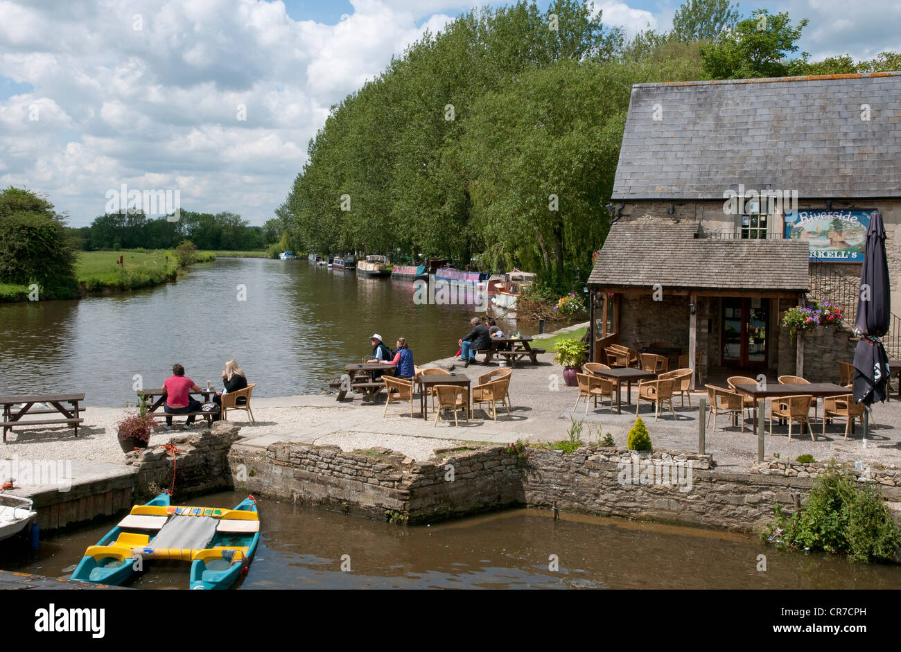 The Riverside at Lechlade on Thames Gloucestershire England UK Stock ...