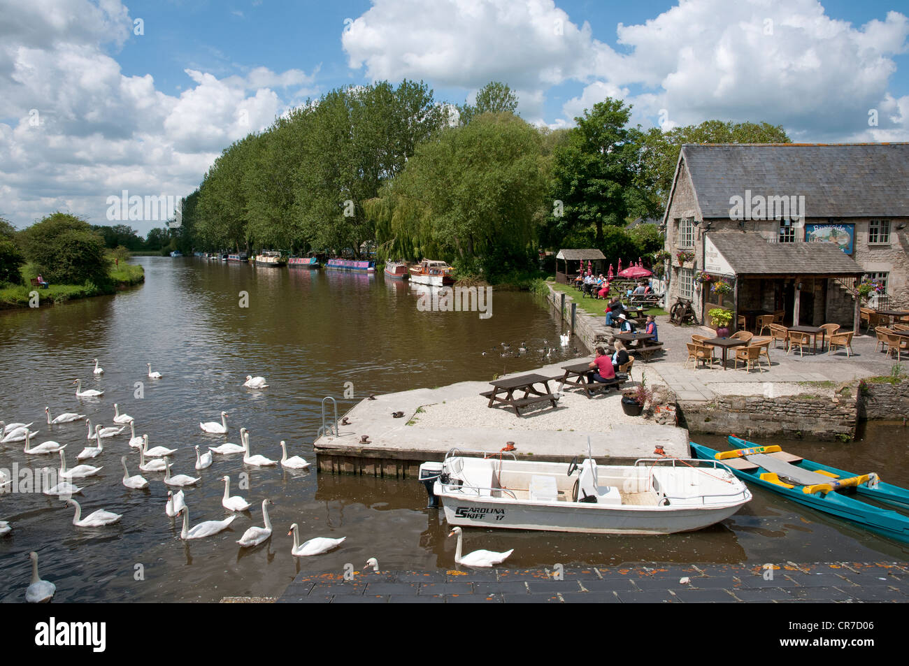The Riverside at Lechlade on Thames Gloucestershire England UK Stock ...