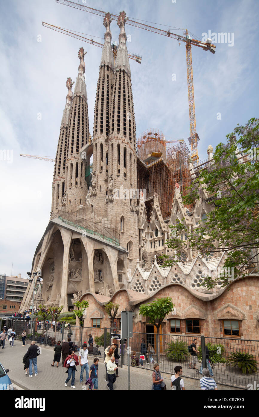 Passion facade, Sagrada Familia, Basílica i Temple Expiatori de la Sagrada Família, Basilica and ...