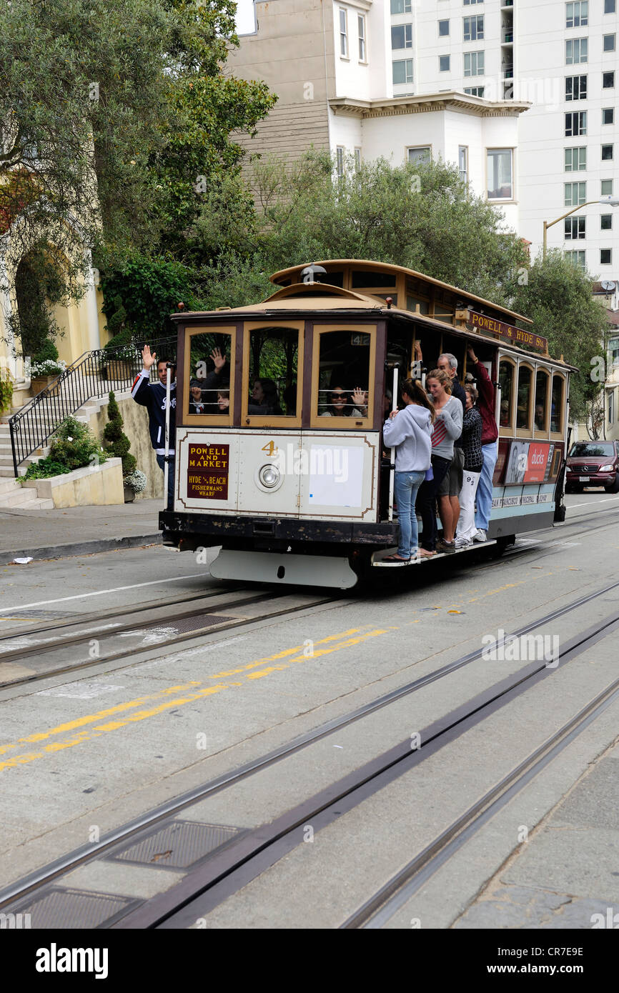 Cable car, San Francisco, California, USA Stock Photo - Alamy