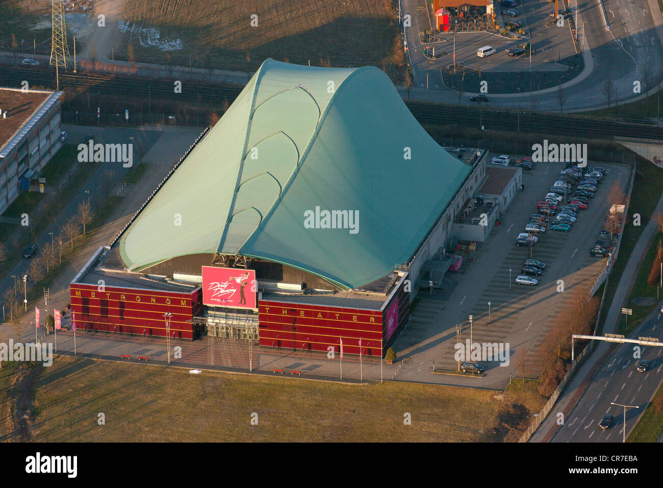 Aerial view, Metronom Theater, venue of the musical "Dirty Dancing ...