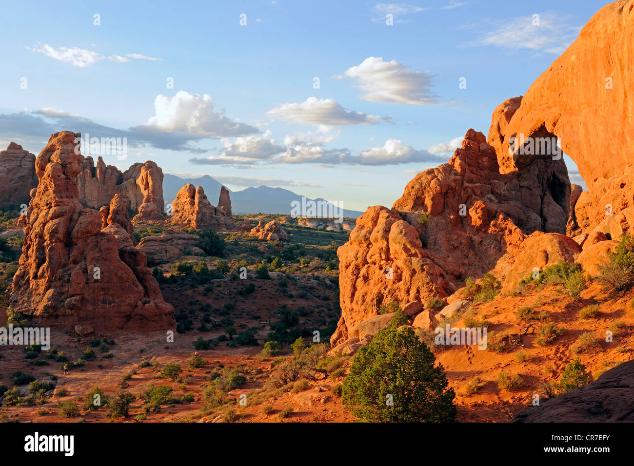 South Window in the morning light, Arches National Park, Utah ...