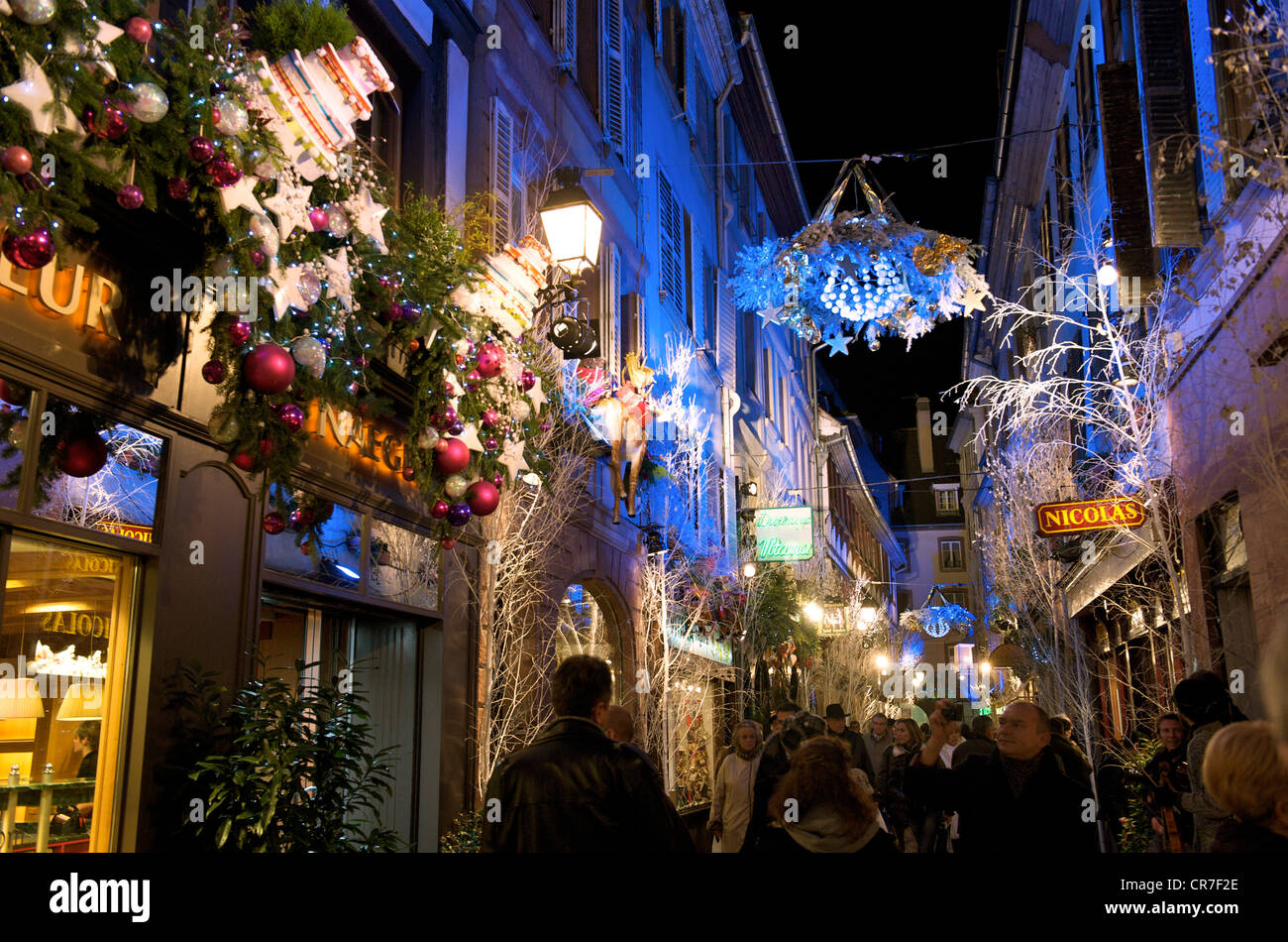 France, Bas Rhin, Strasbourg, UNESCO World Heritage, Christmas ...