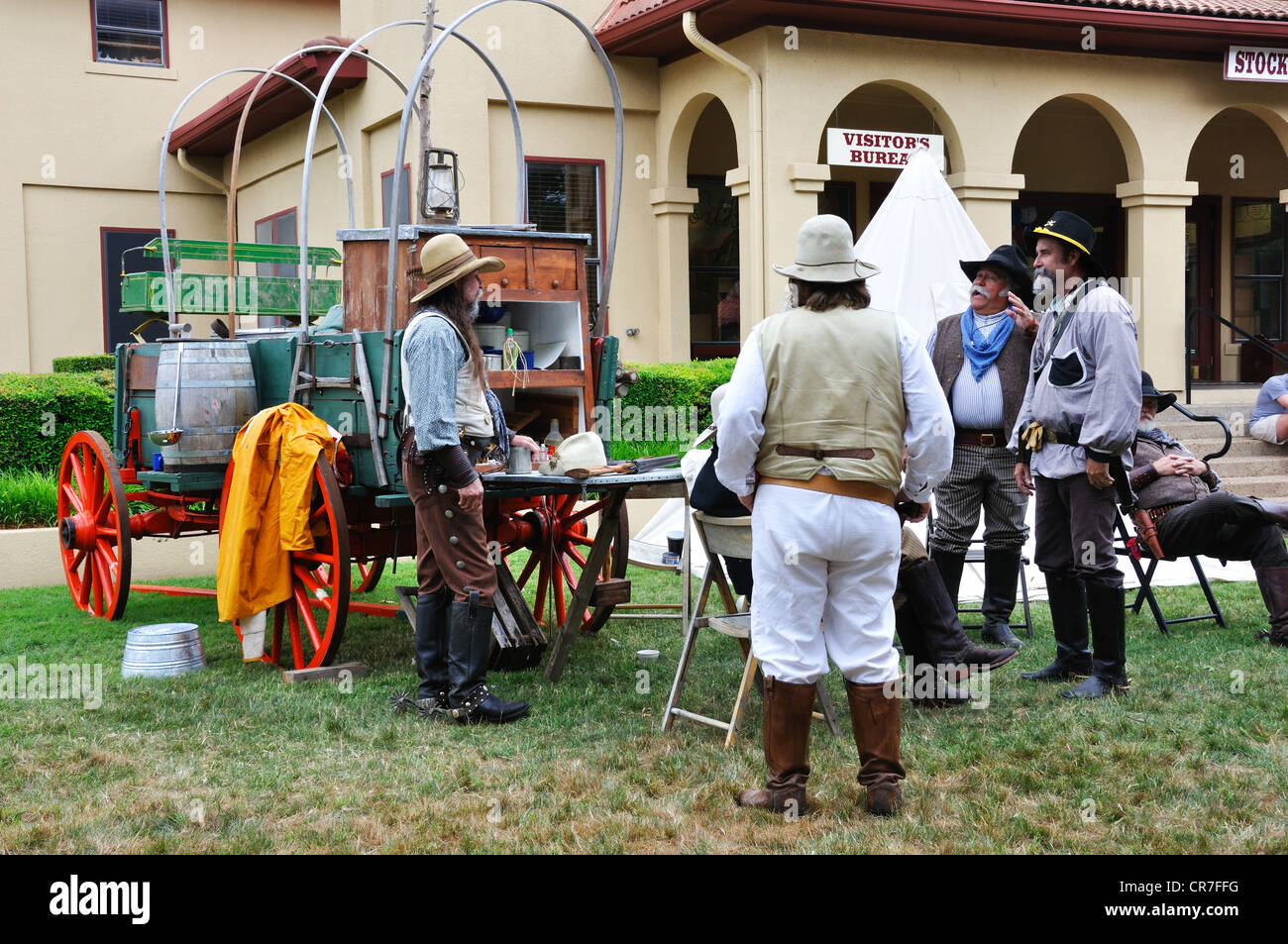 Cowboy old west reenactment in hi-res stock photography and images - Alamy
