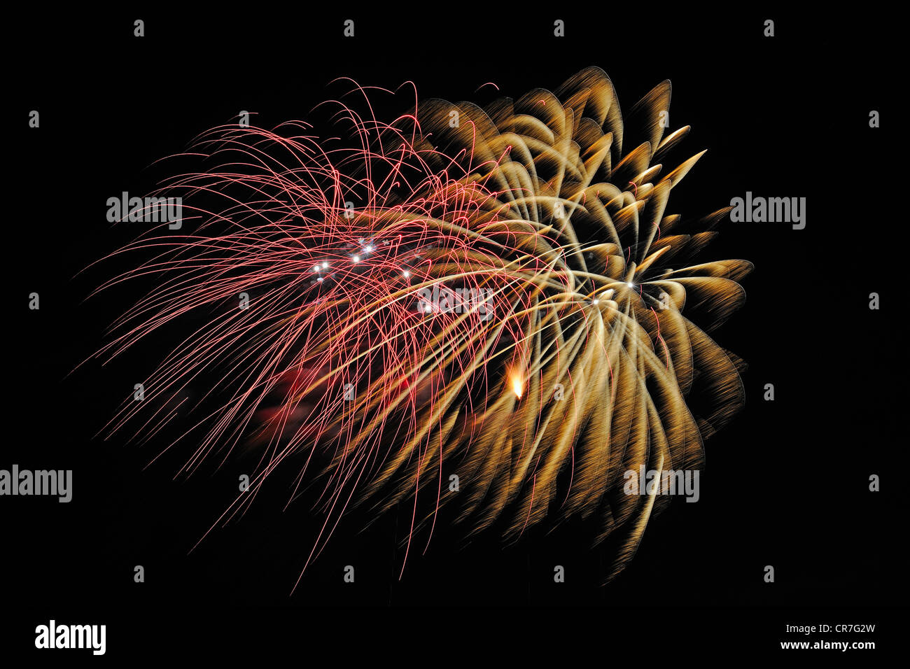 Fireworks, Brandenburg, Germany, Europe Stock Photo - Alamy