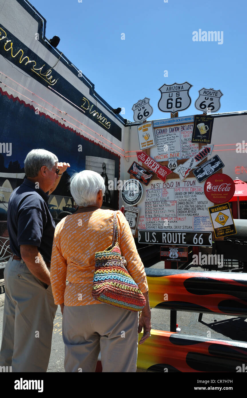 Cruisers Cafe 66 in Williams, Arizona (old Route 66 town Stock Photo ...