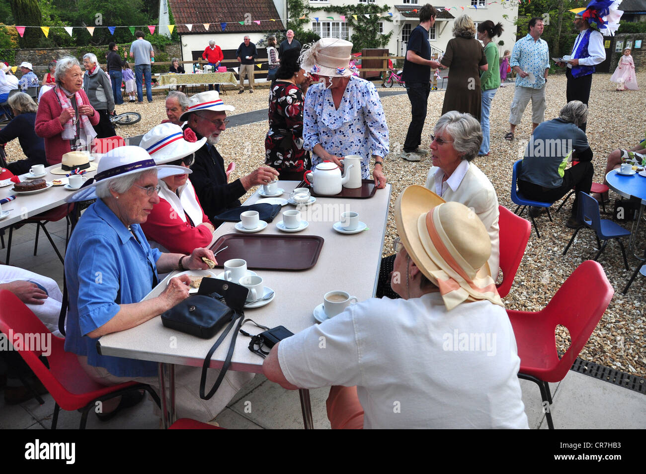 Village tea party uk hi-res stock photography and images - Alamy