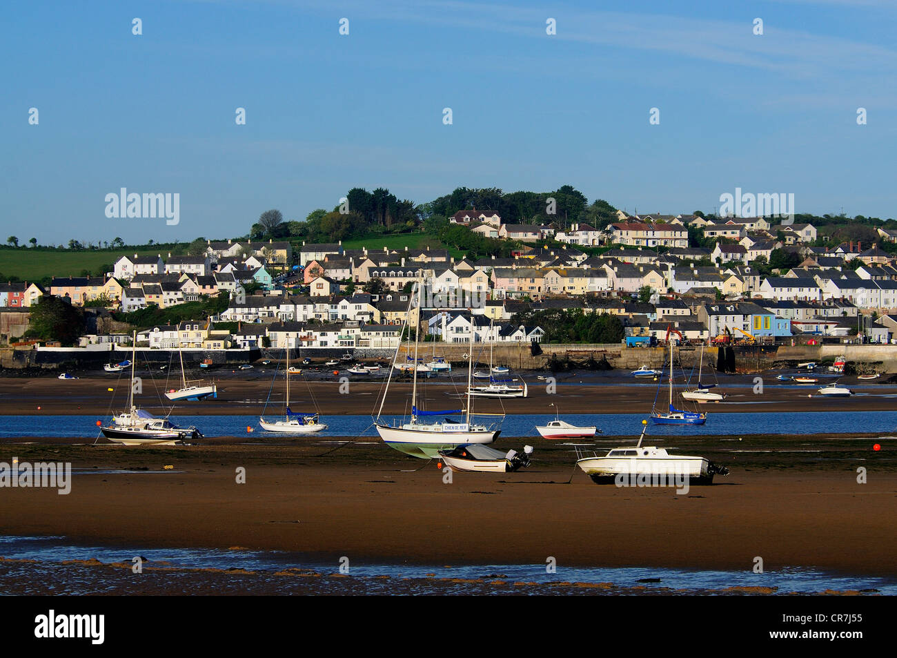A view across the River Torridge of Appledore Devon UK Stock Photo - Alamy