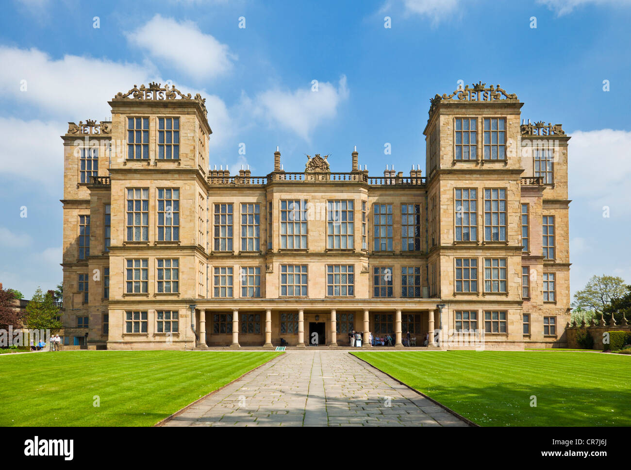 Hardwick hall exterior facade hi-res stock photography and images - Alamy