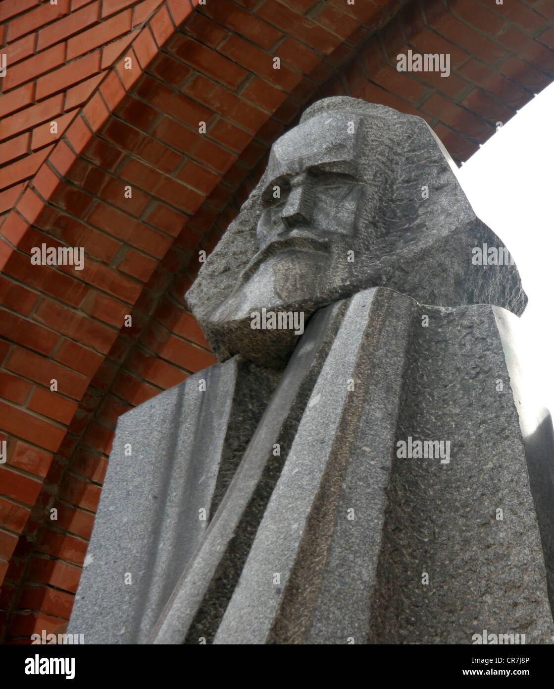 Communist era statue in monument park outside Budapest Hungary, August ...