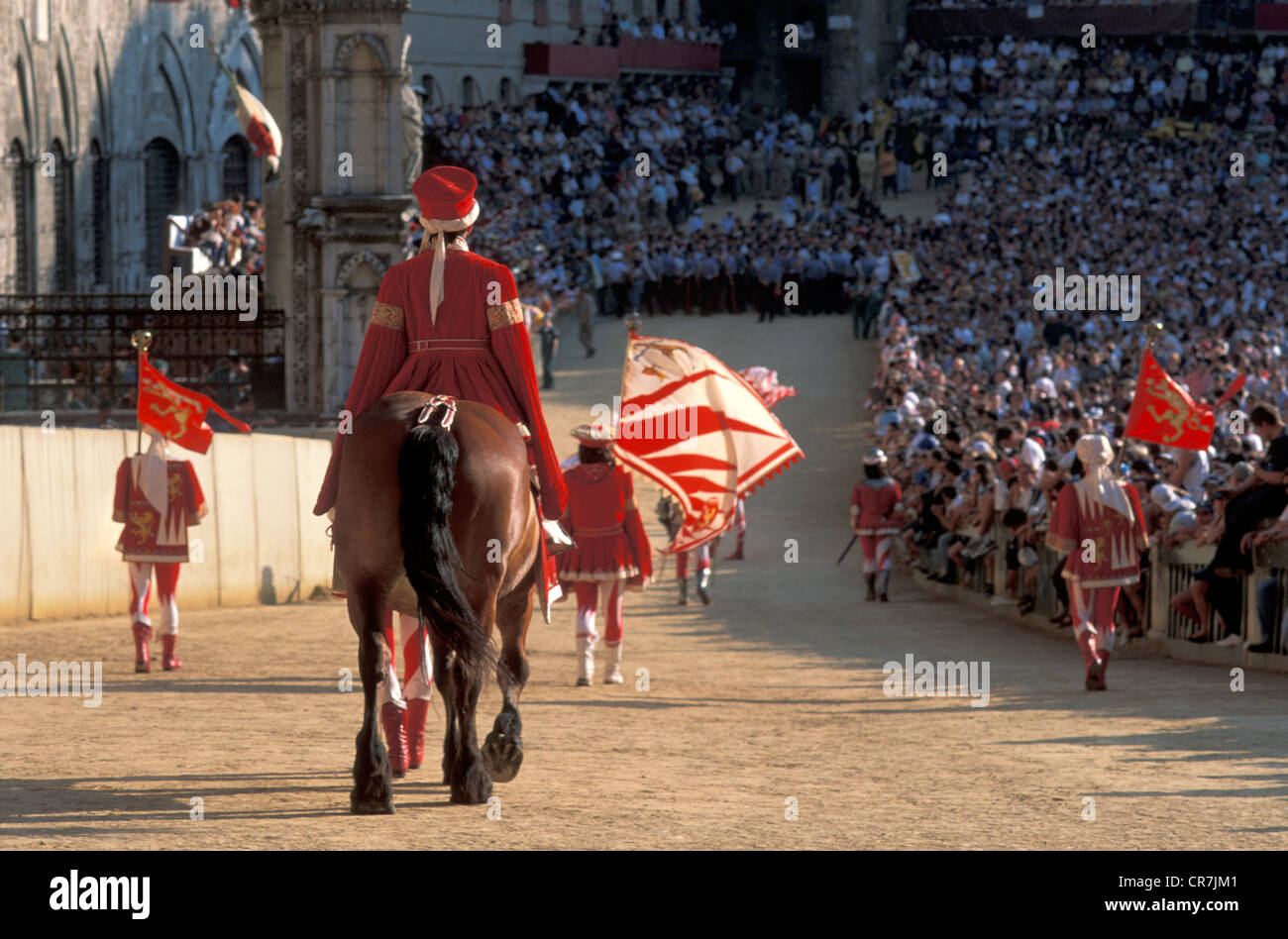 Italy, Tuscany, Siena, UNESCO World Heritage, the day of the Palio, the ...