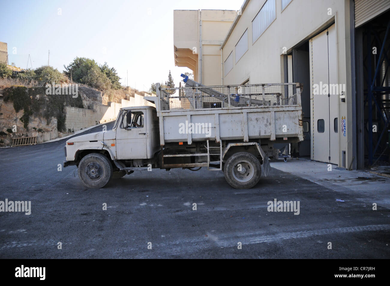 Pick up industrial truck Stock Photo - Alamy