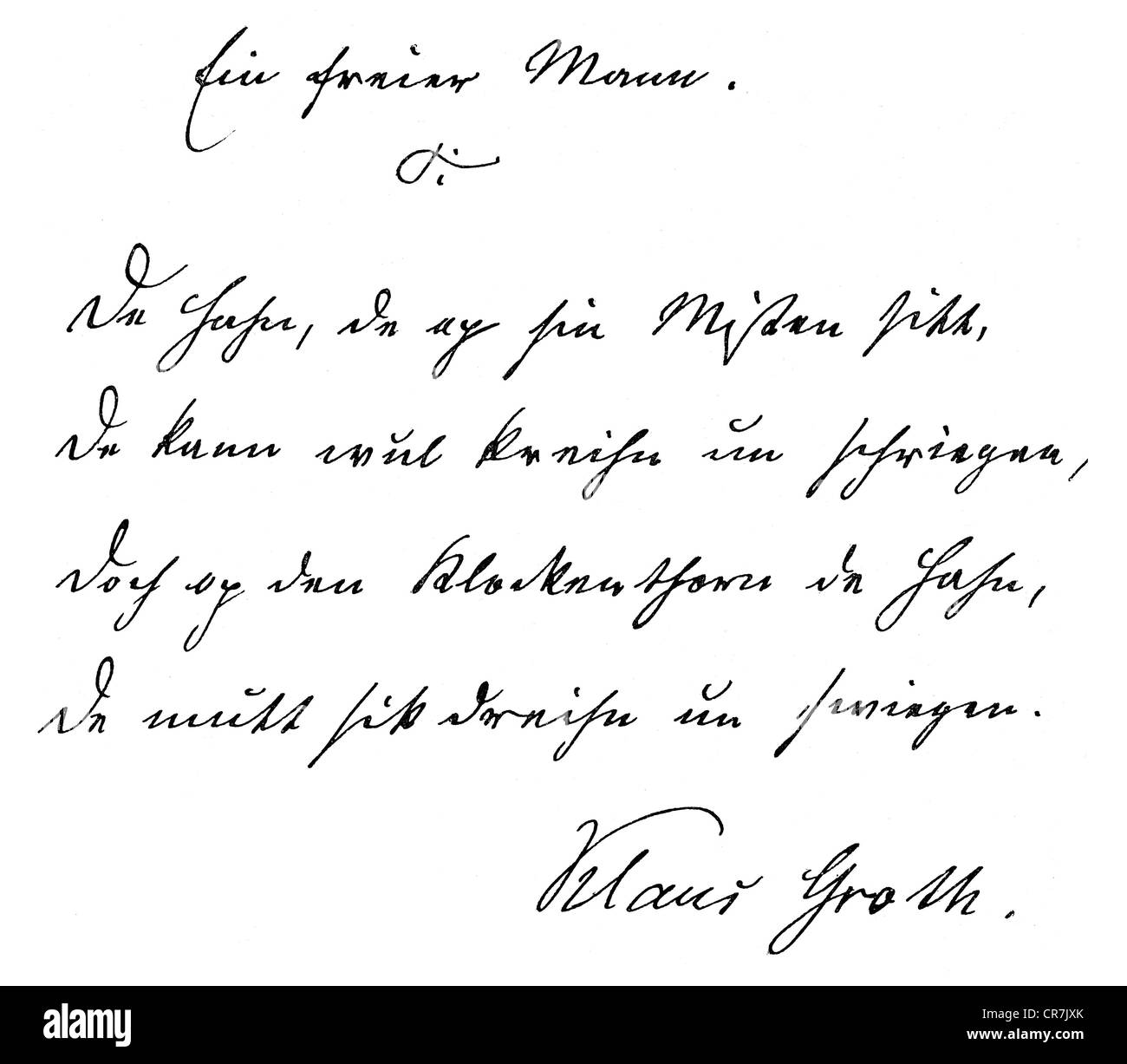 Handwriting cursive hi-res stock photography and images - Alamy