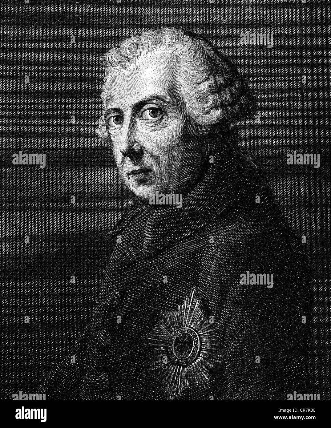 Frederick ii 24 1 1712 great 17 6 1786 king hi-res stock photography ...