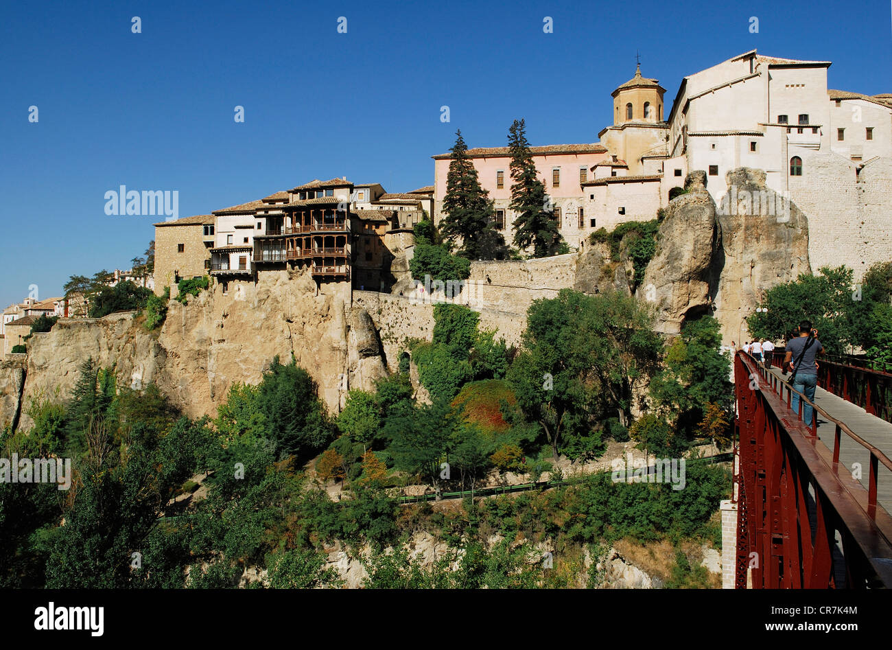 Historic walled town of cuenca unesco world heritage site hi-res stock ...