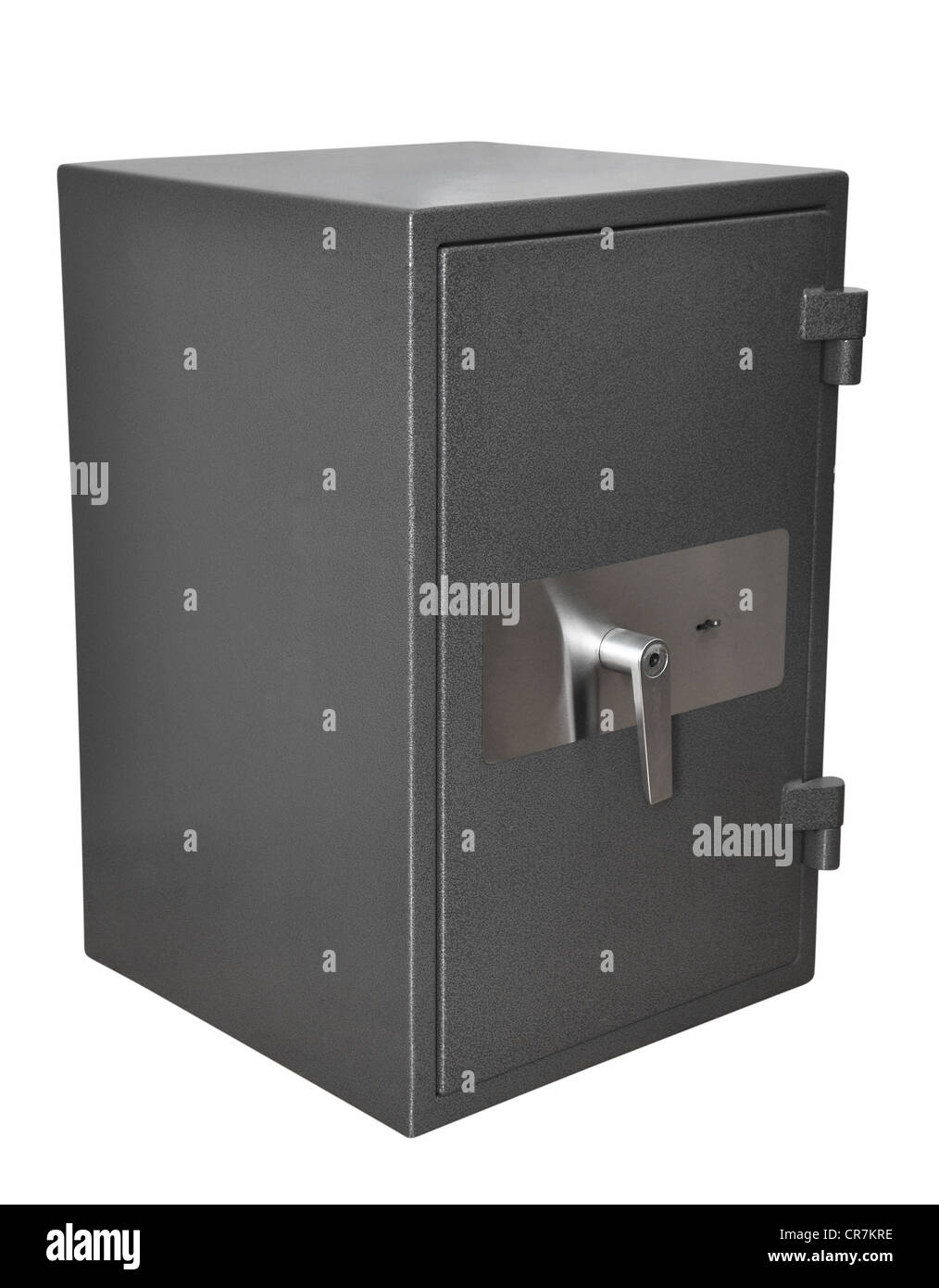 Bank safe isolated on white background Stock Photo - Alamy