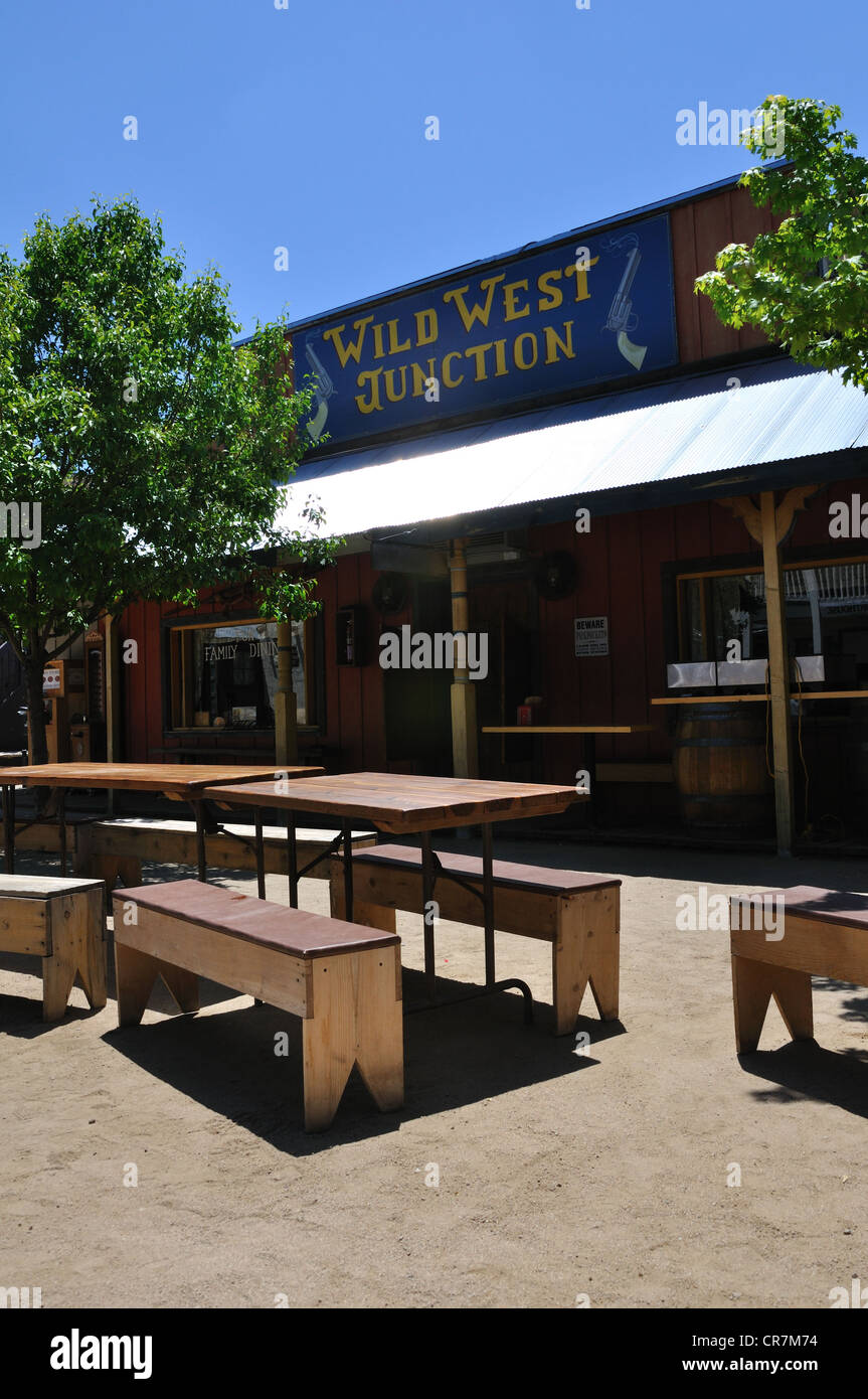 Wild West Junction, Williams, Arizona (old Route 66 town Stock Photo ...