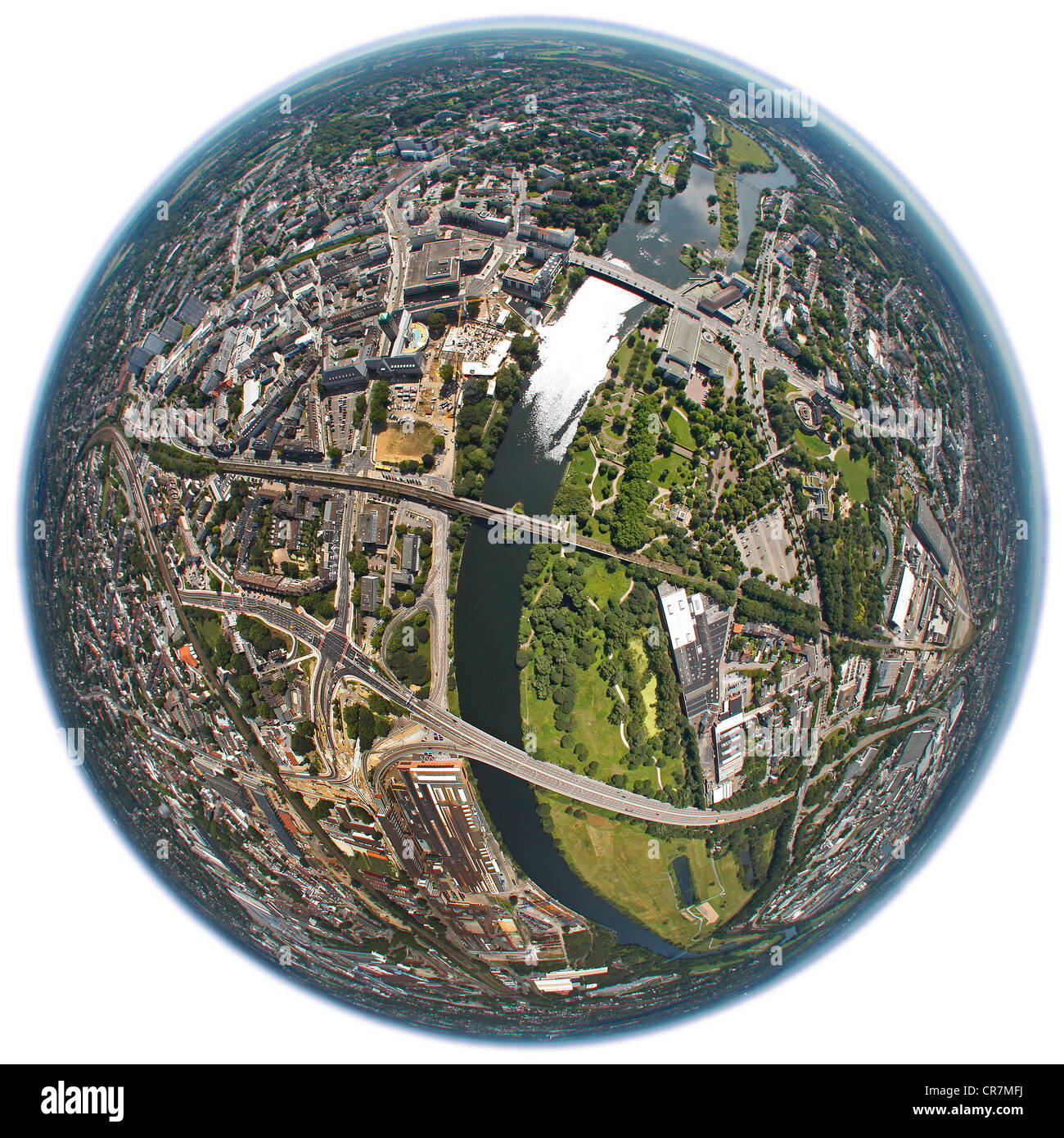 Fish eye lens city hi-res stock photography and images - Alamy