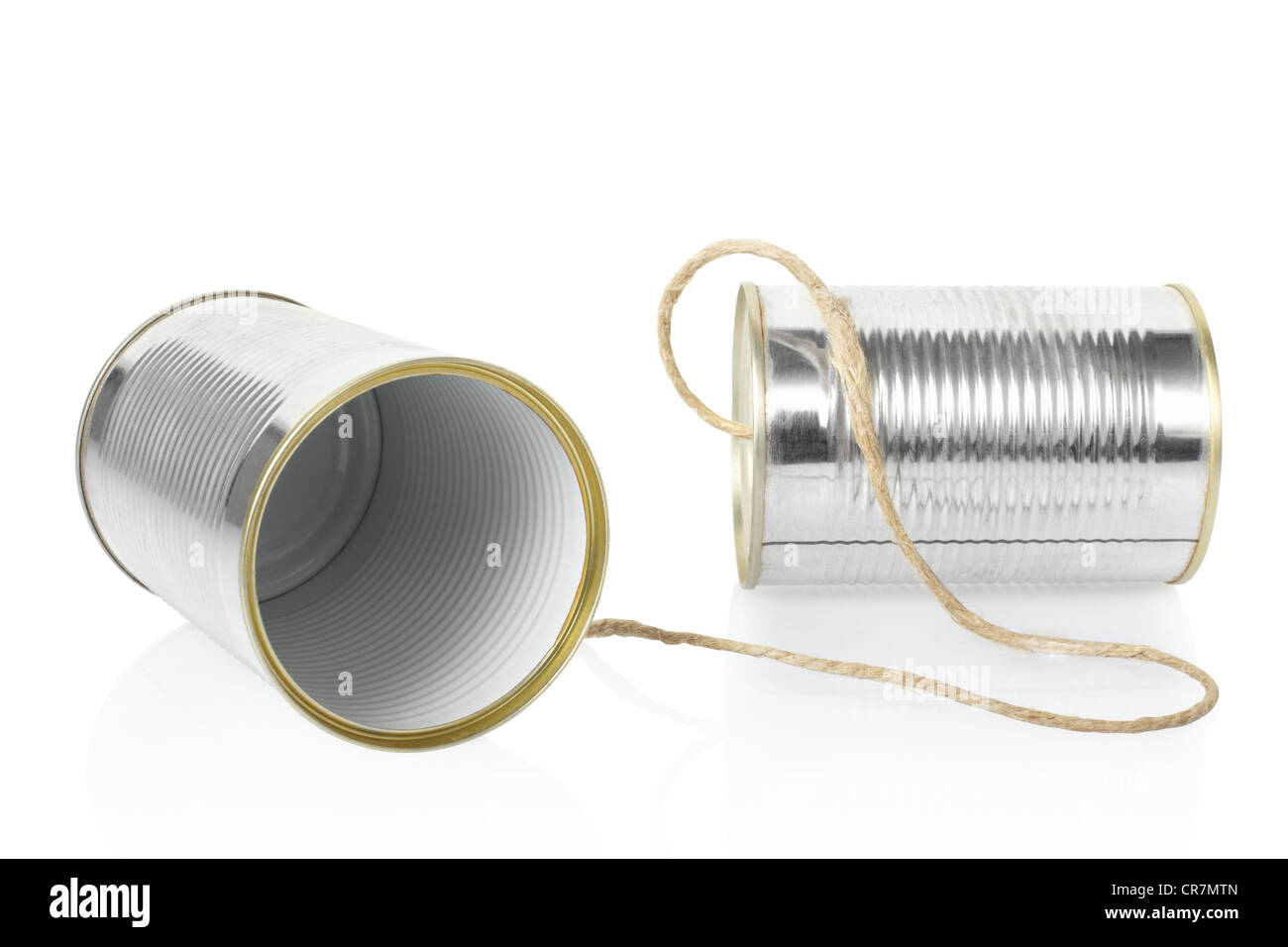 Tin can telephone hi-res stock photography and images - Alamy