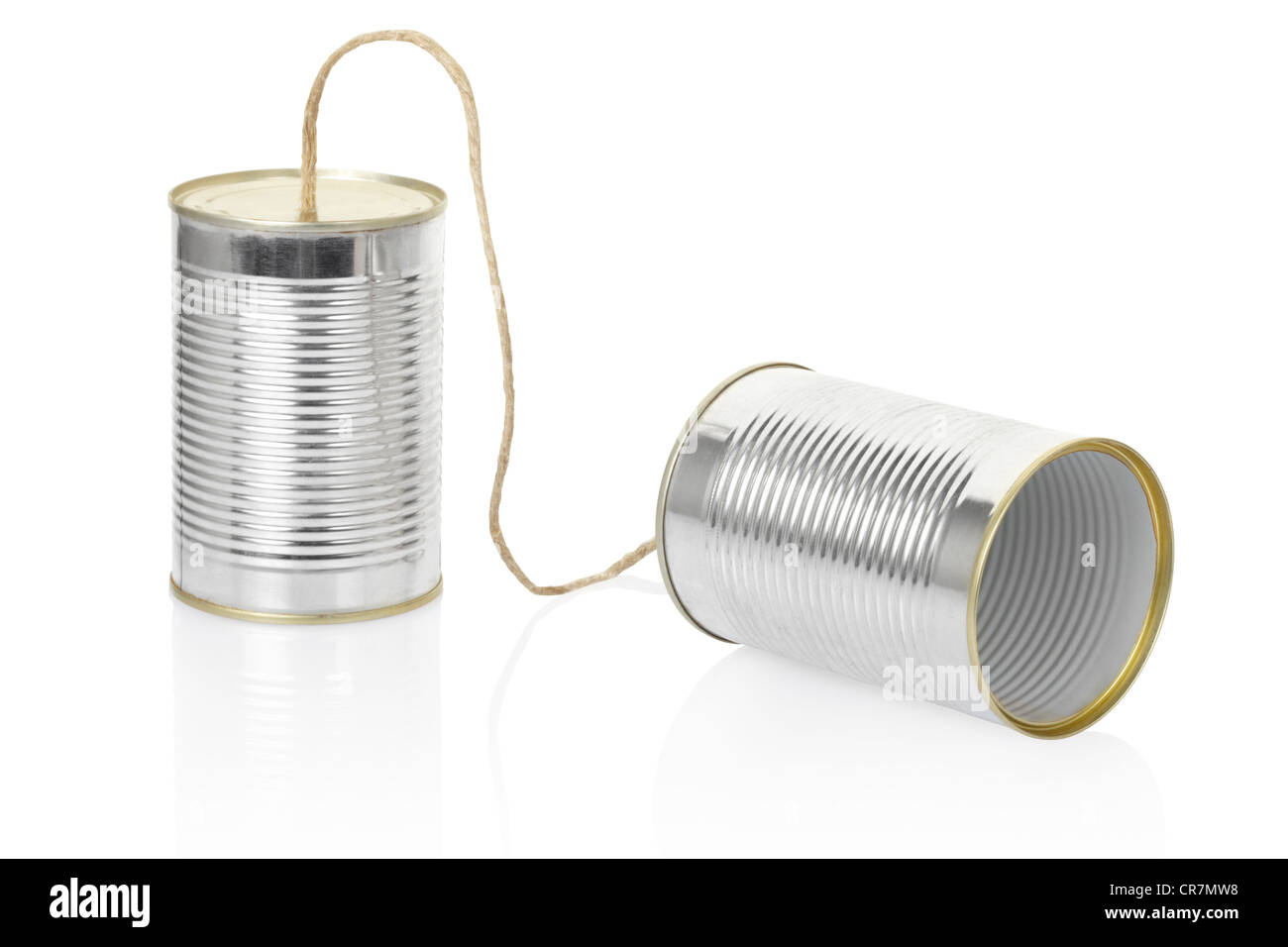 Tin can string hi-res stock photography and images - Alamy