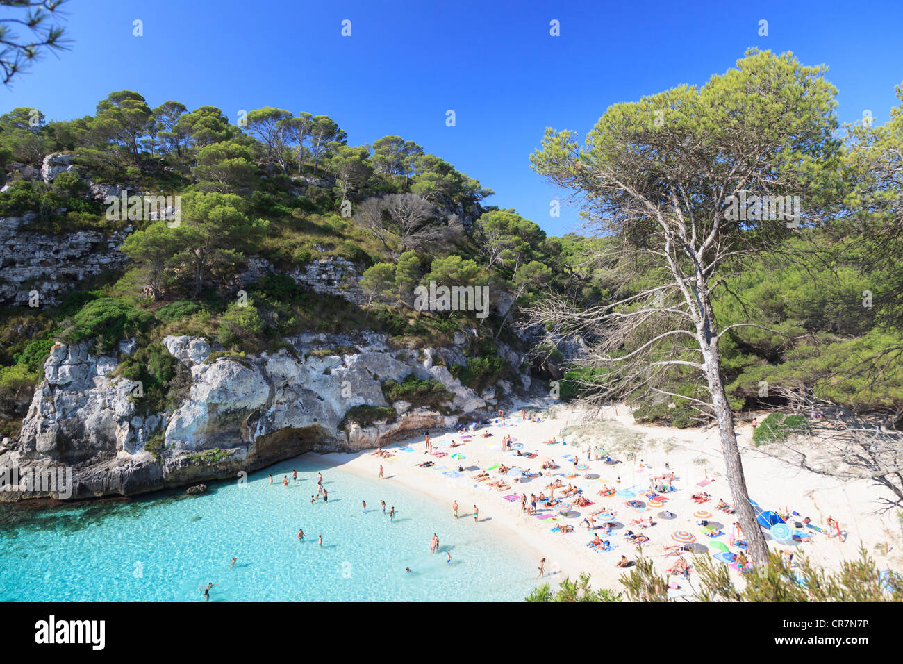 Cala macarelleta beach hi-res stock photography and images - Alamy