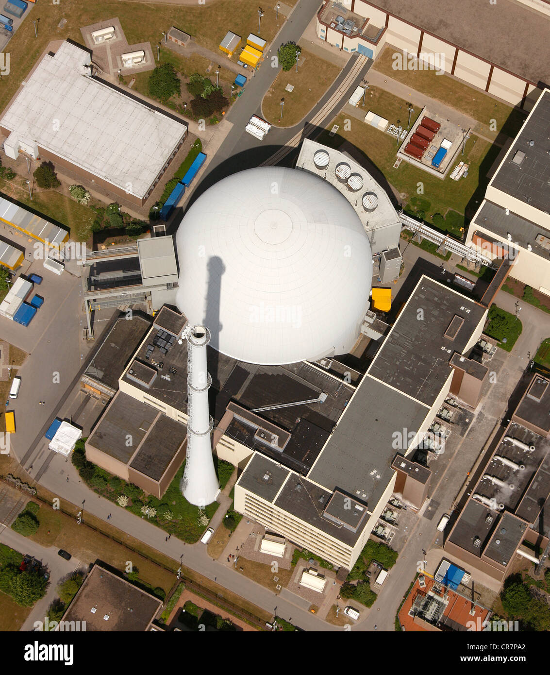 Grohnde nuclear power plant aerial hi-res stock photography and images ...
