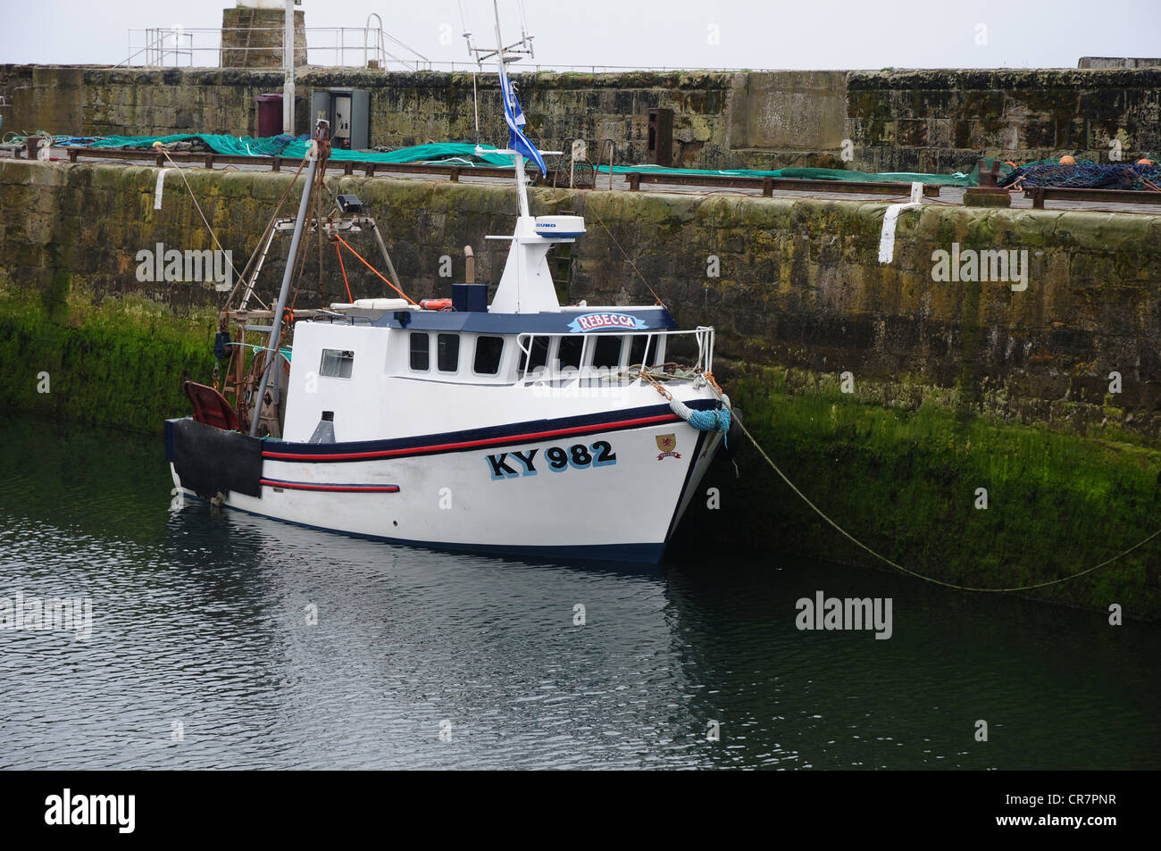 The harbour in the Fife fishing port of Pittenweem Stock Photo - Alamy