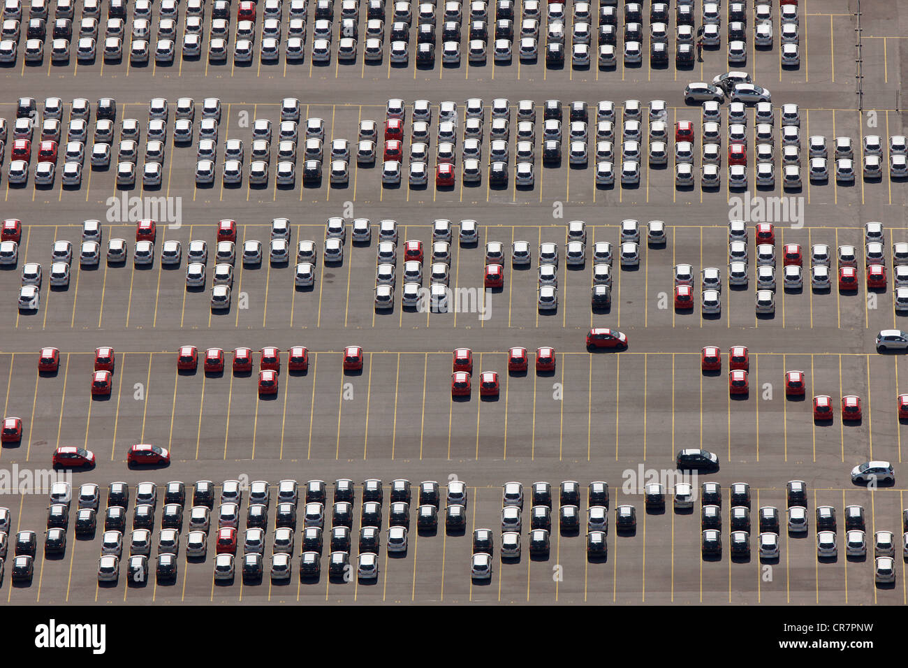 Truck parking lots hi-res stock photography and images - Alamy