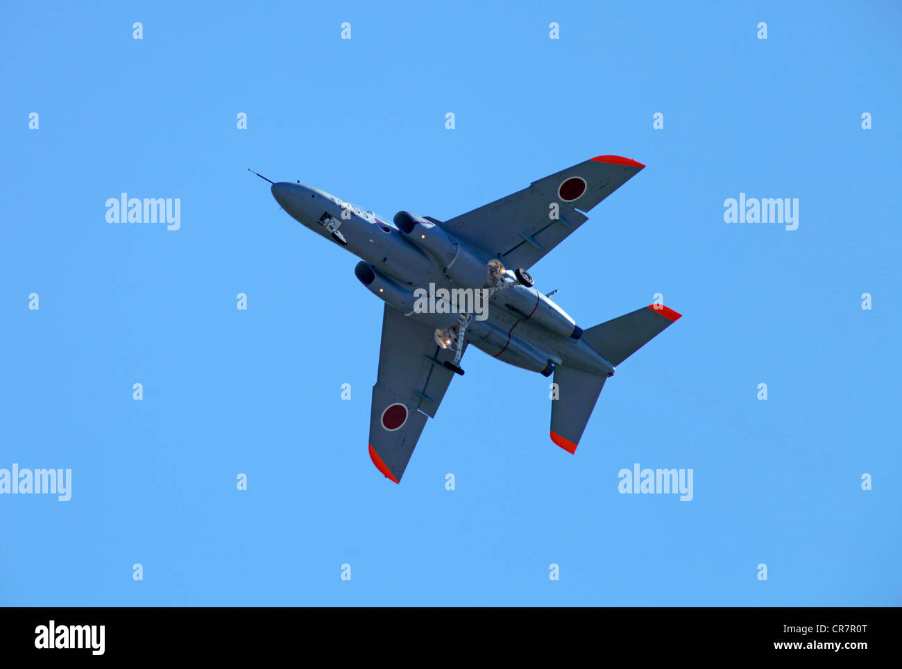 The Blue Impulse aerobatic demonstration team of the Japan Air Self ...