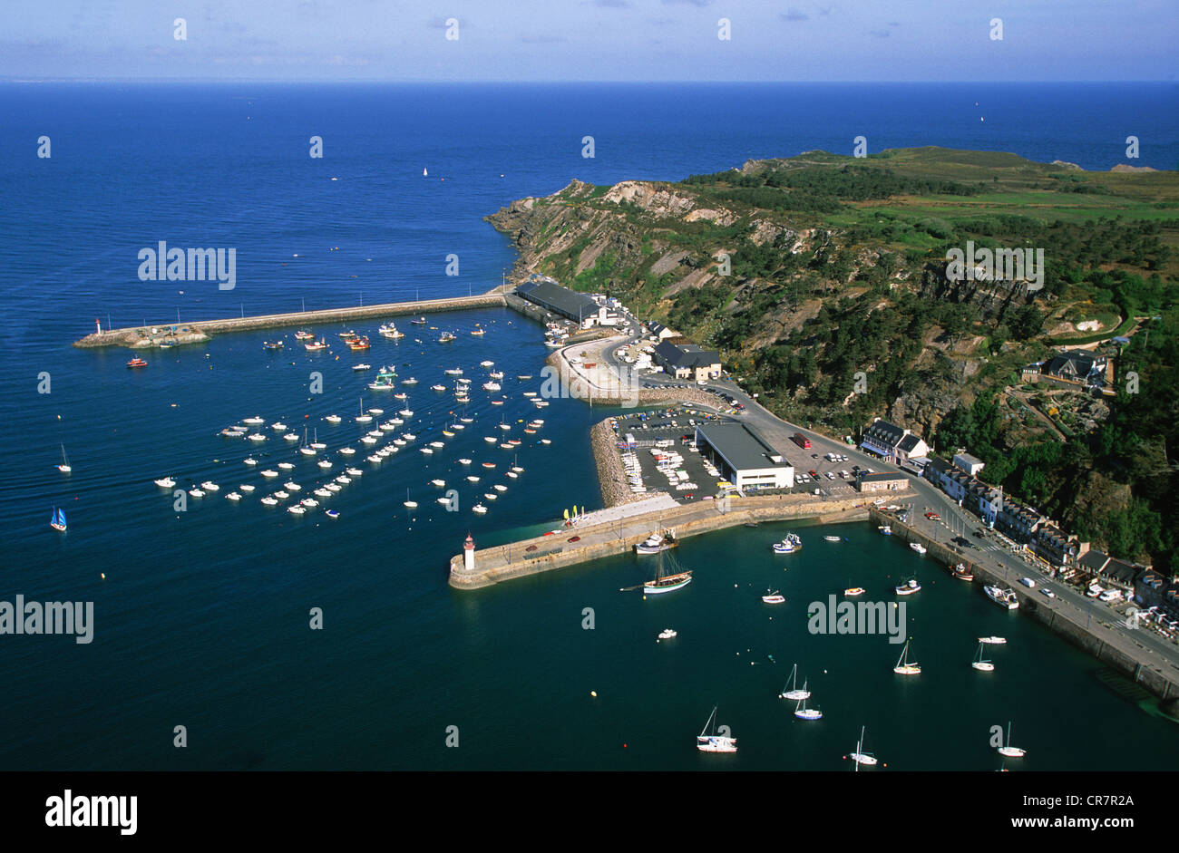 France, Cotes d'Armor, Erguy (aerial view Stock Photo - Alamy