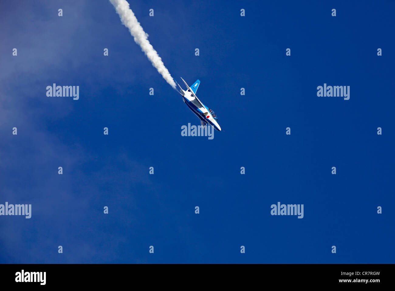 The Blue Impulse aerobatic demonstration team of the Japan Air Self ...