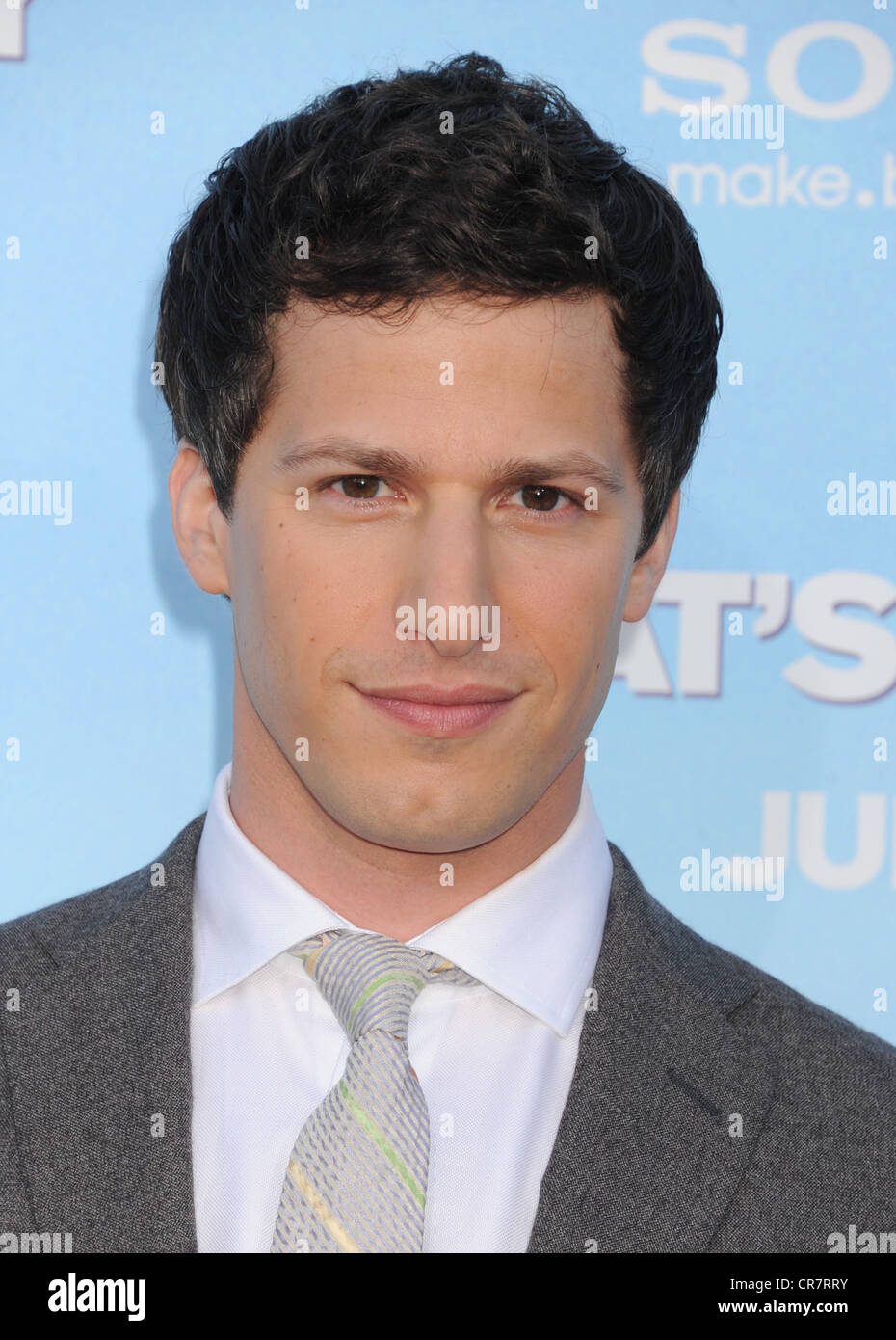 ANDY SAMBERG US film actor in June 2012. Photo Jeffrey Mayer Stock ...