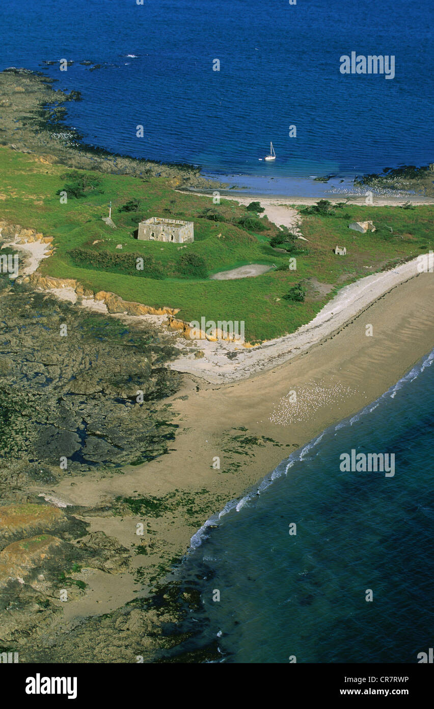 France, Loire Atlantique, Ile Dumet (aerial view Stock Photo - Alamy