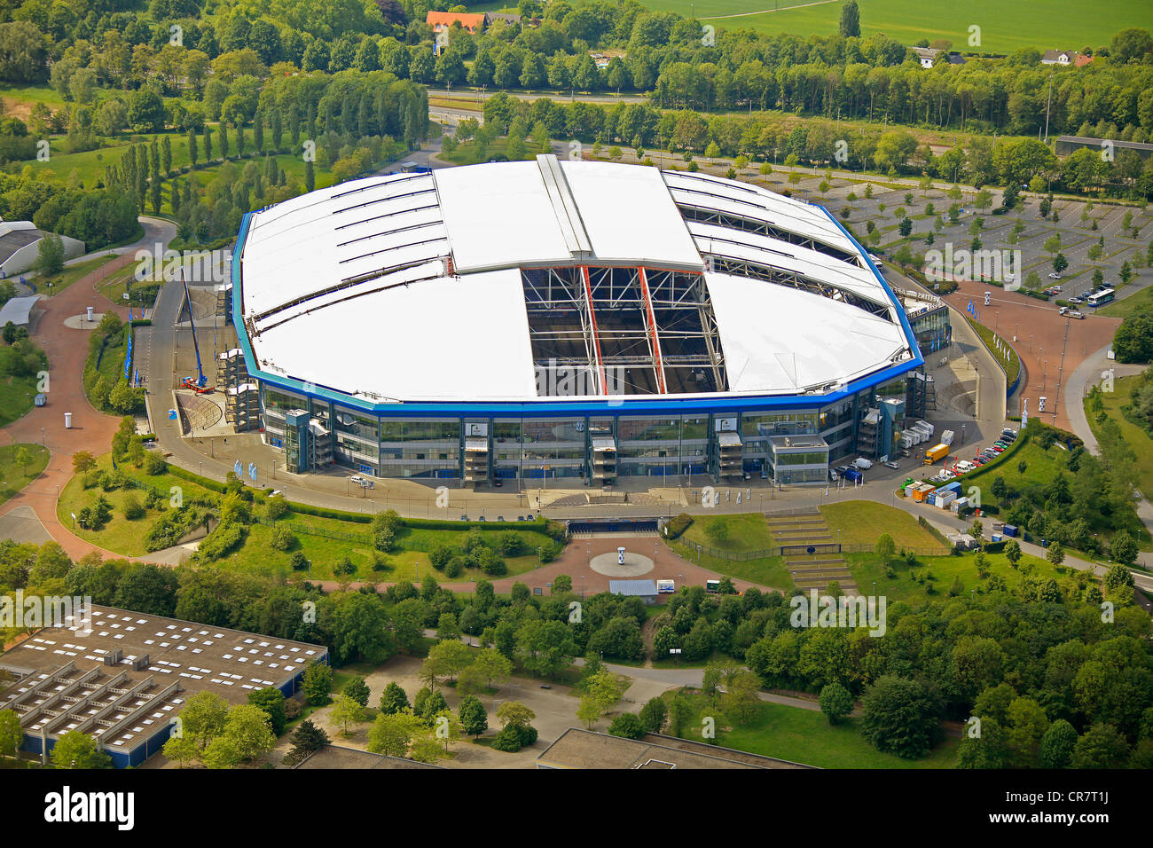 Aerial view veltins arena gelsenkirchen hi-res stock photography and ...