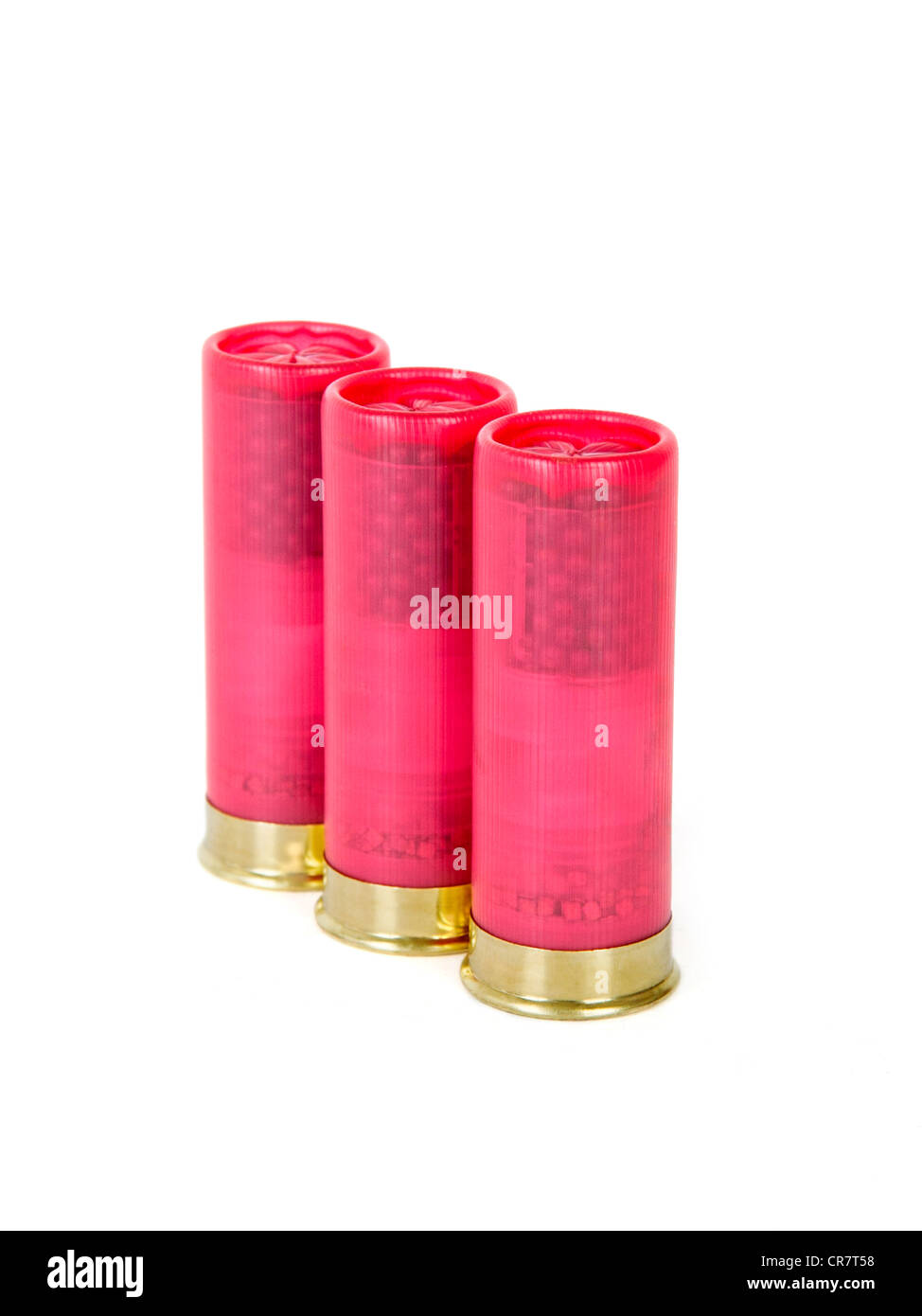 Pink shotgun ammunition Stock Photo - Alamy