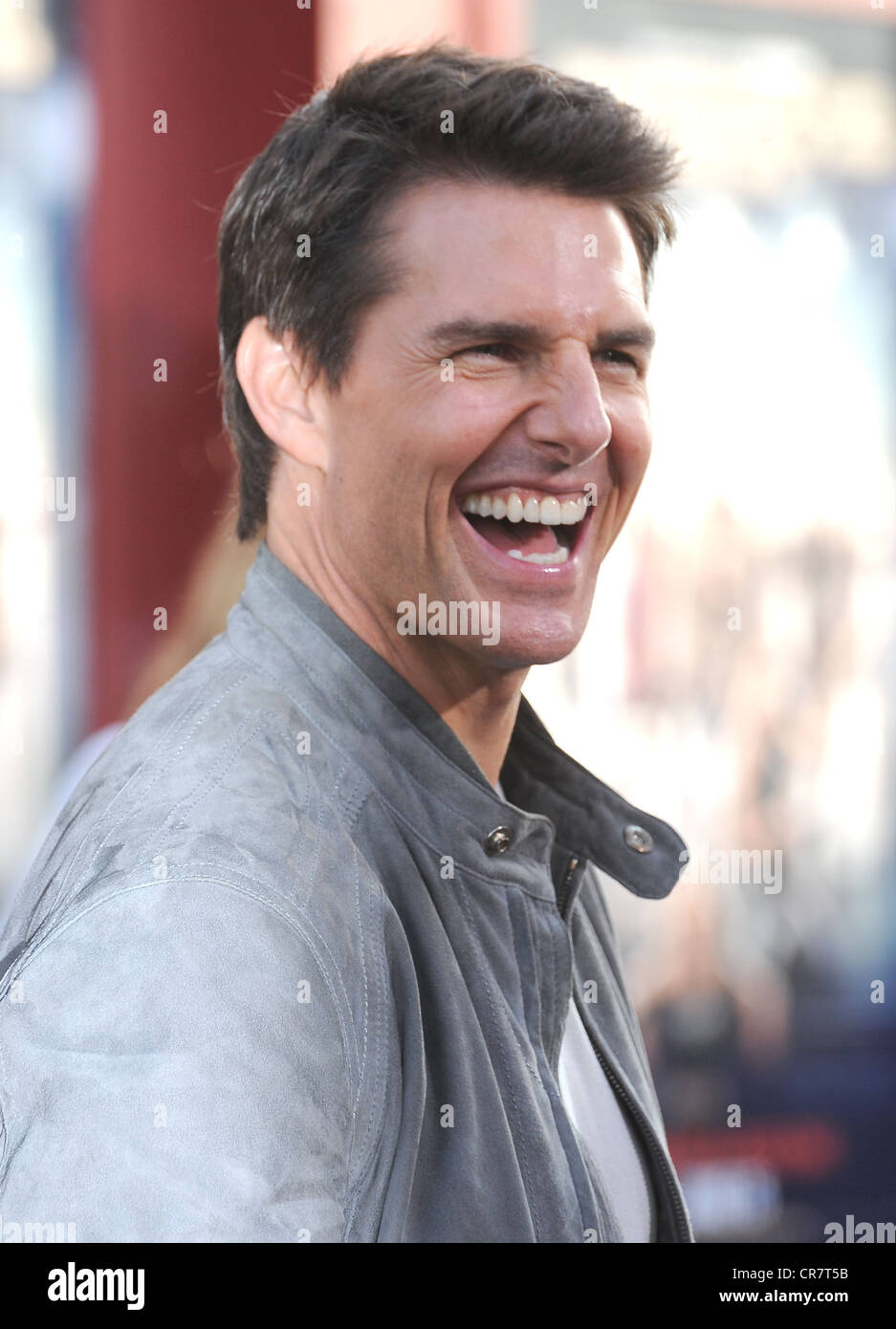 TOM CRUISE US film actor in June 2012. Photo Jefffrey Mayer Stock Photo ...