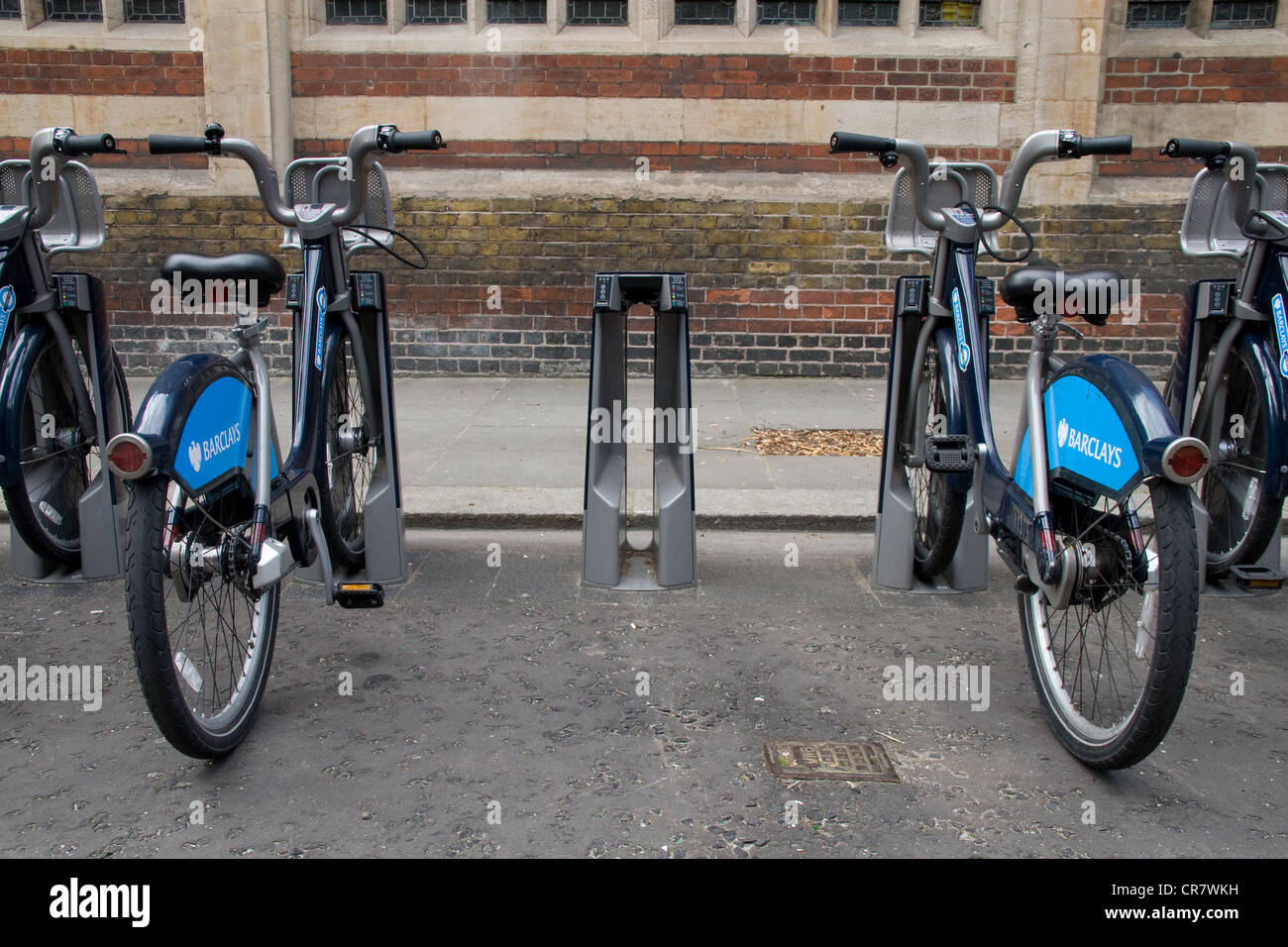 TFL Transport for London cycles and racks Chelsea Stock Photo - Alamy