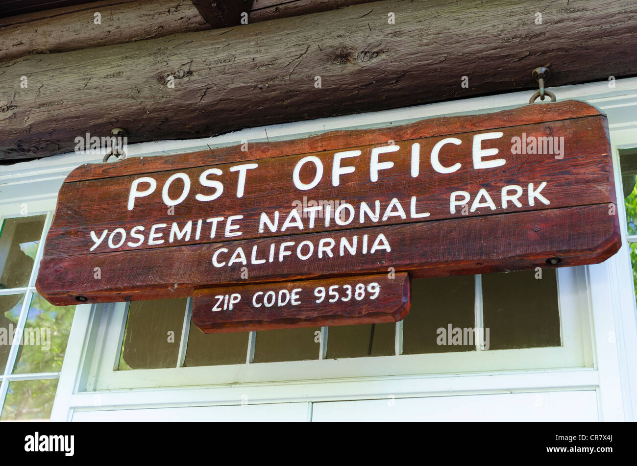 Village Post Office, Yosemite National Park, California USA Stock Photo ...