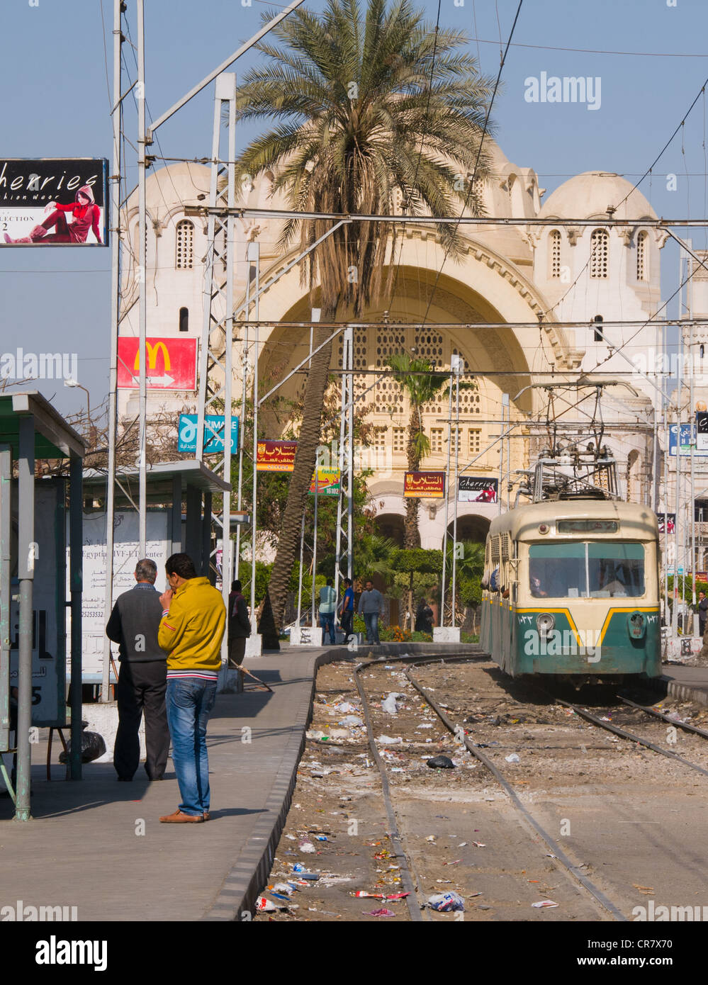 Tram tramway cairo egypt hi-res stock photography and images - Alamy