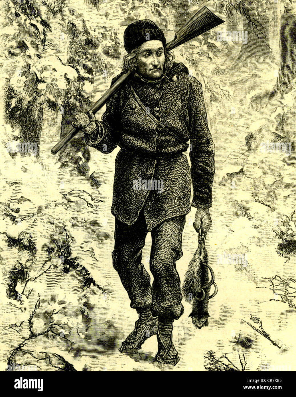 Historical trapper hi-res stock photography and images - Alamy