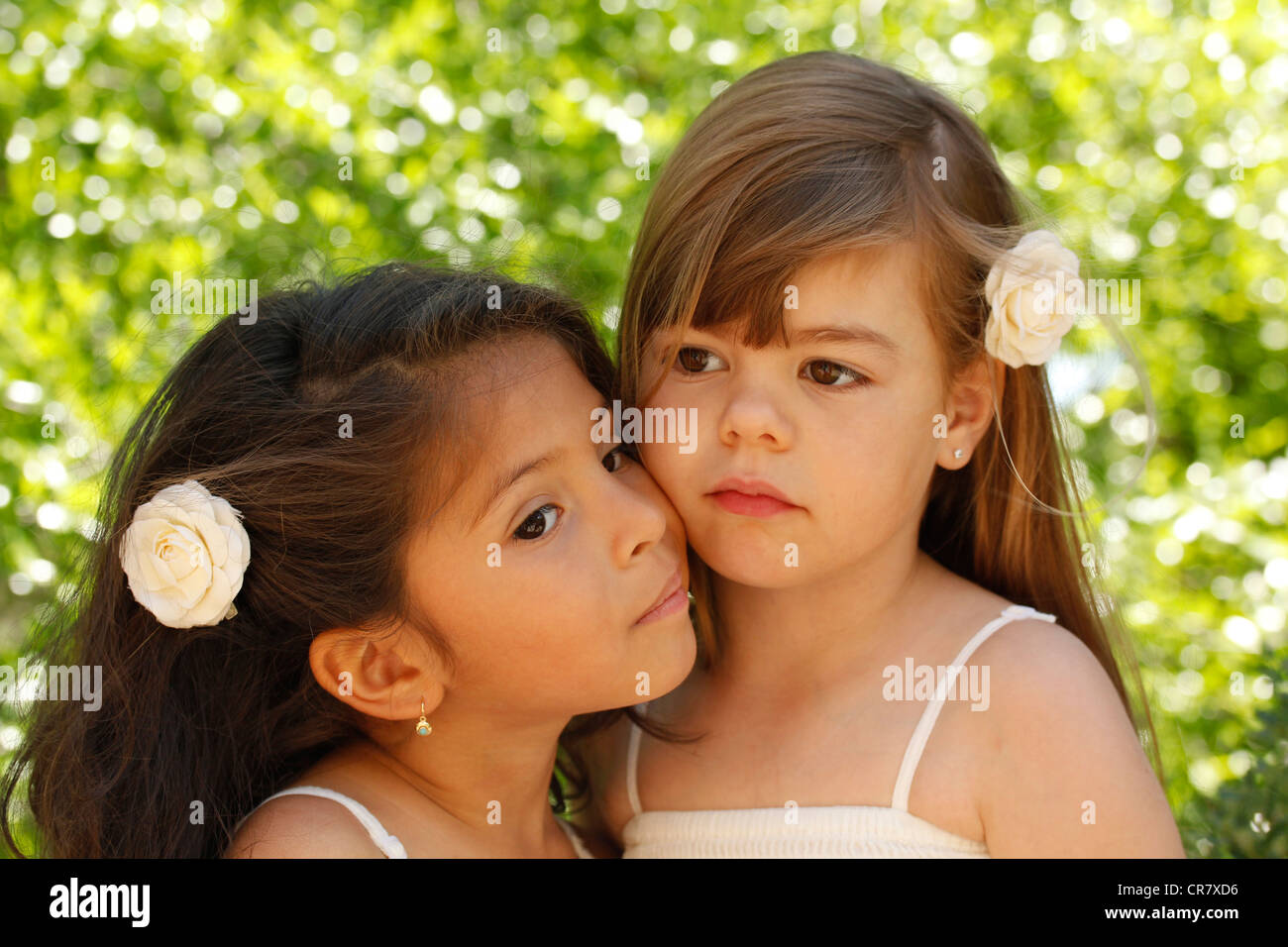 Friends. Little girls Stock Photo - Alamy
