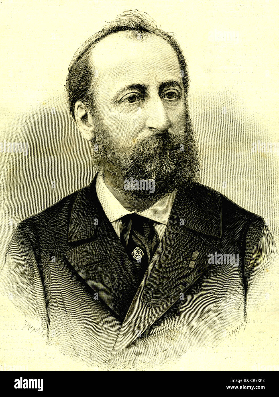 Camille Saint Saens 1835 1921 French Composer High Resolution Stock ...