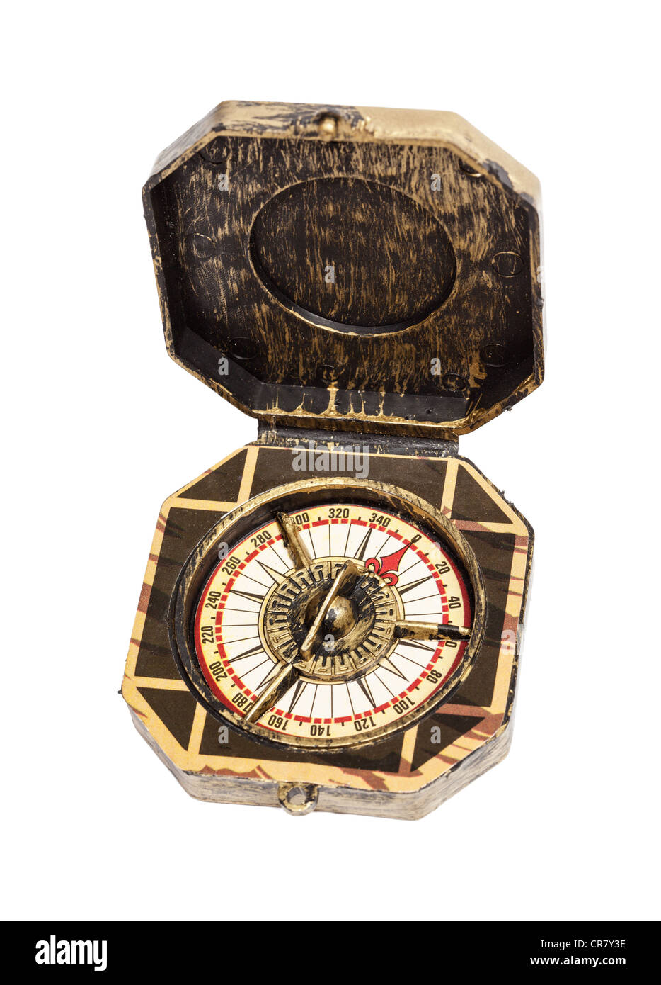 Retro compass hi-res stock photography and images - Alamy