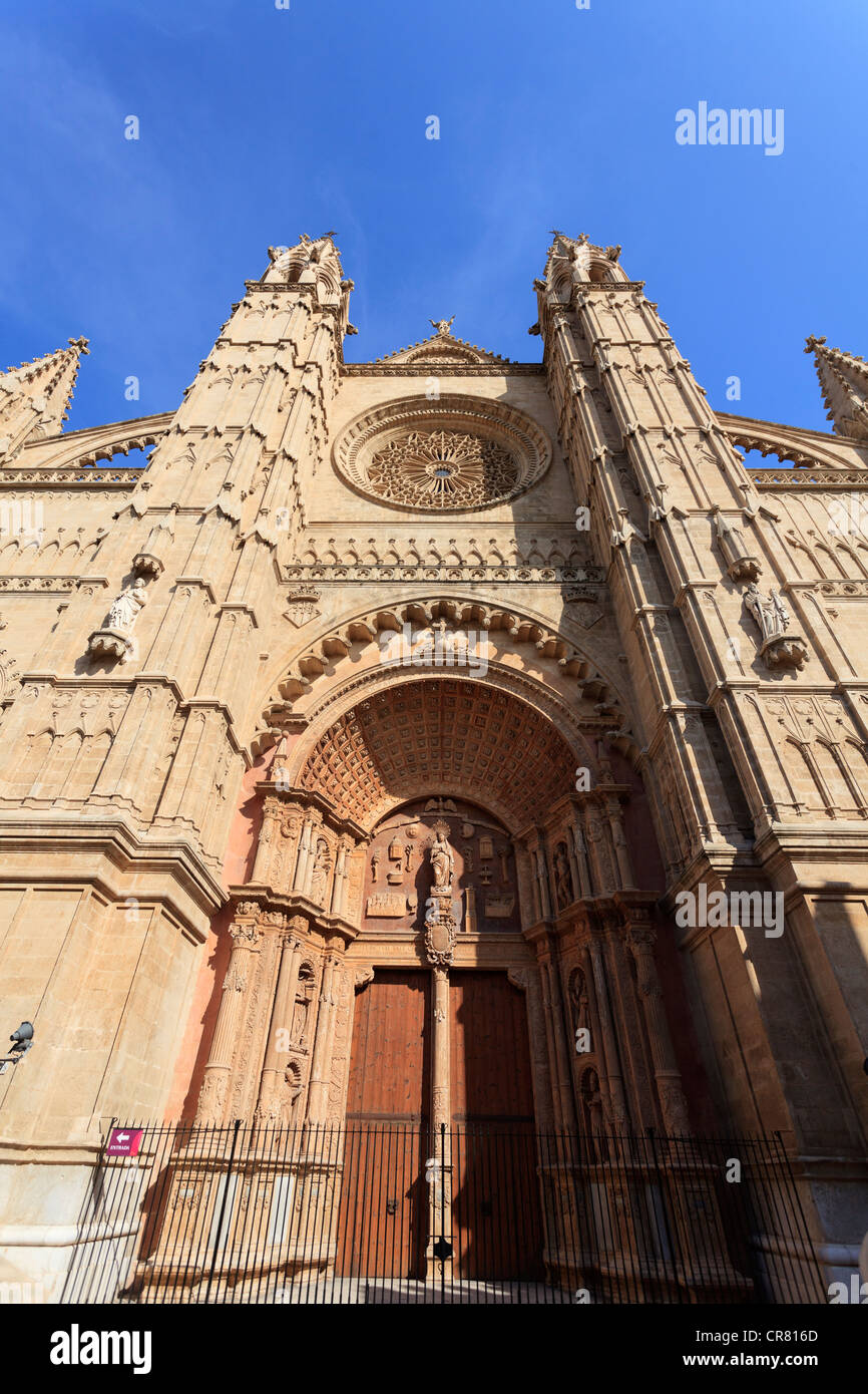 Gothic architecture of the balearic islands hi-res stock photography ...